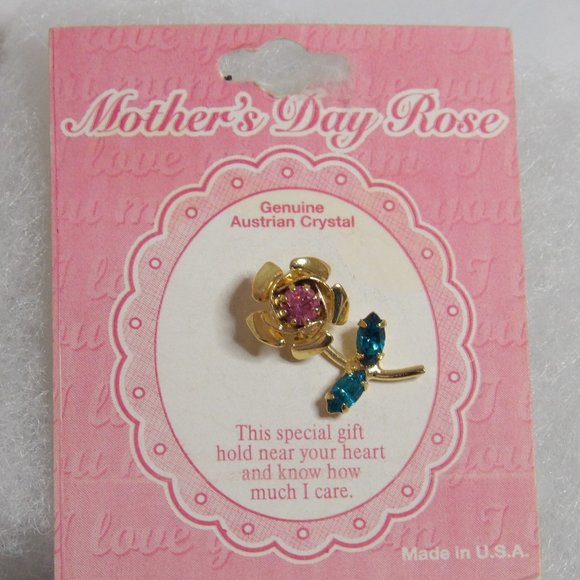Austrian Crystal | Jewelry | Sunray Mothers Day Brooch | Poshmark